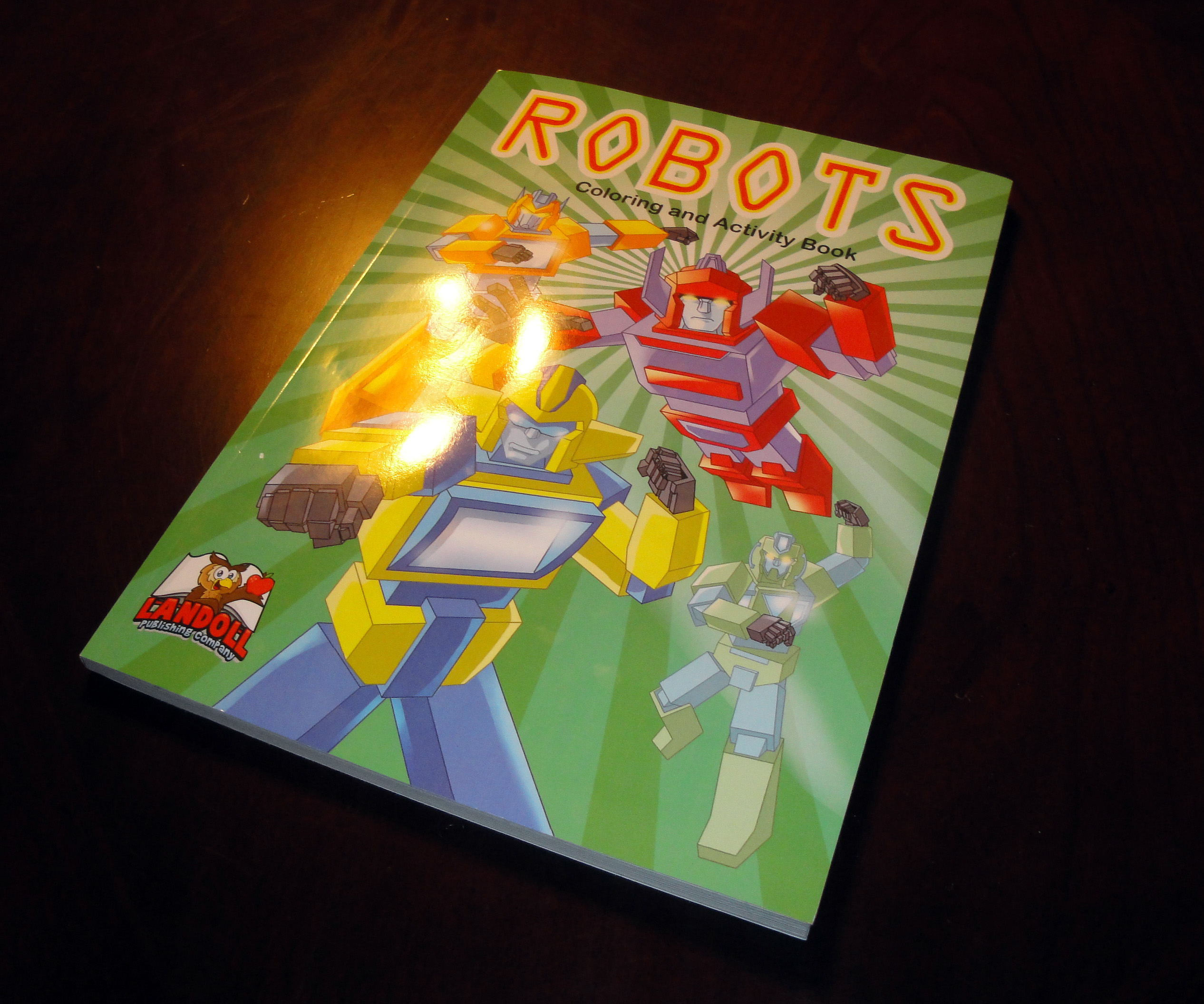 Reading – Robots Coloring and Activity Book – BattleGrip