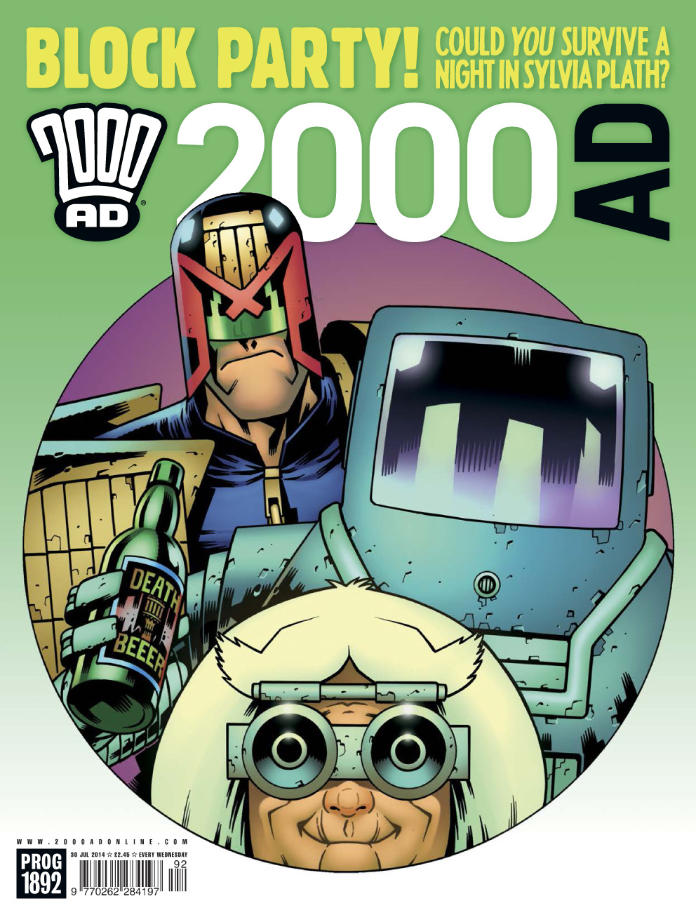 I’m Absolutely Loving Colin MacNeil’s Judge Dredd Art – BattleGrip