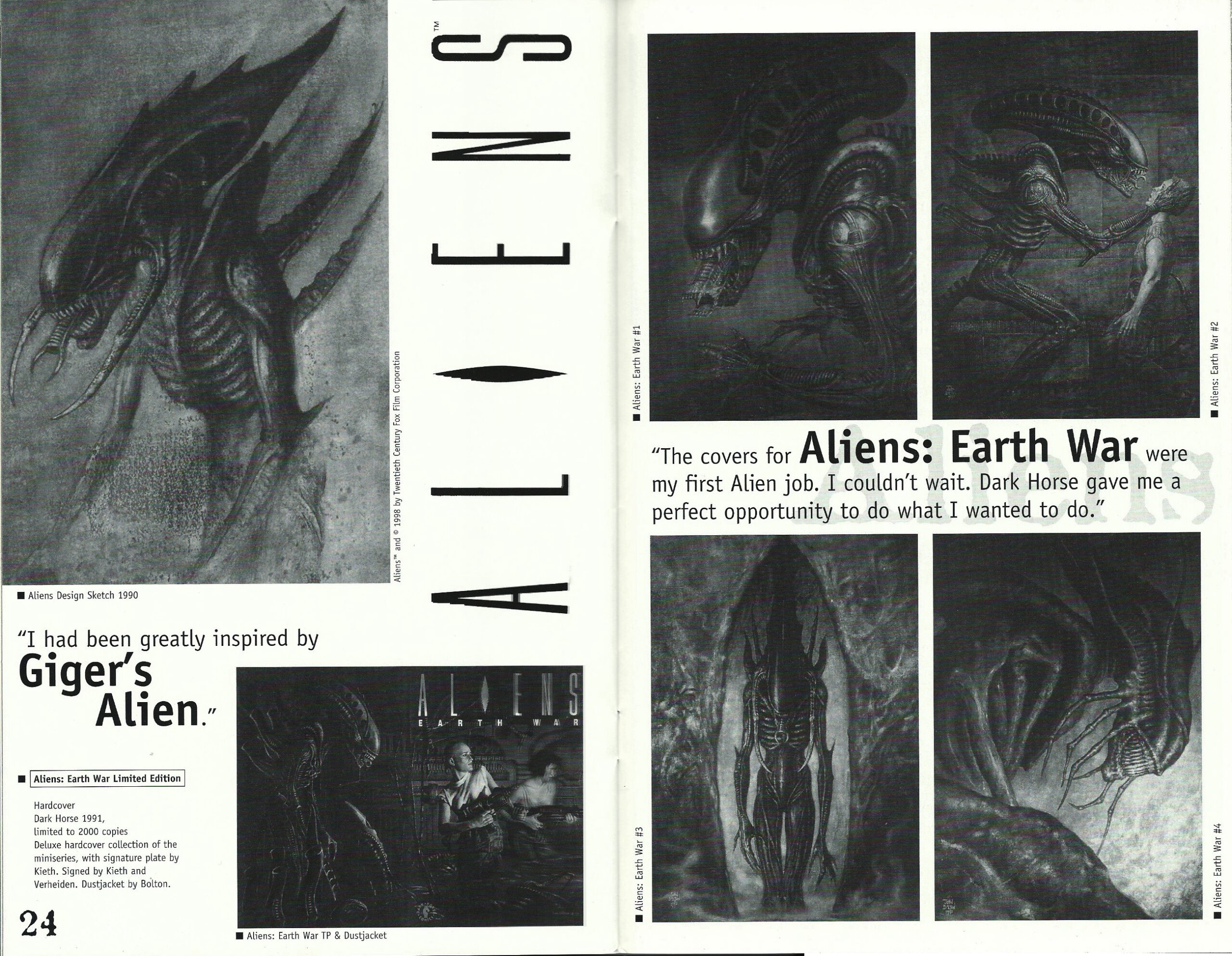 John Bolton’s Alien Work in Unmasked #3 – BattleGrip