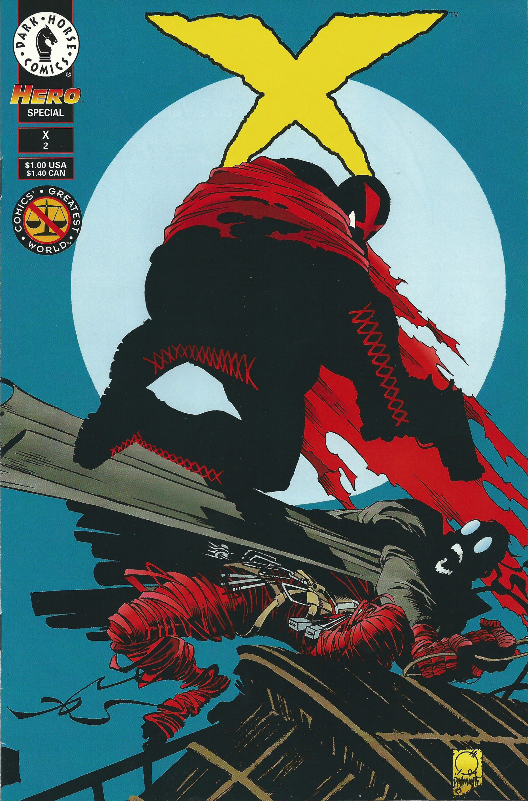 1994 Hero Illustrated “X” Covers by Dave Johnson and Joe Quesada ...