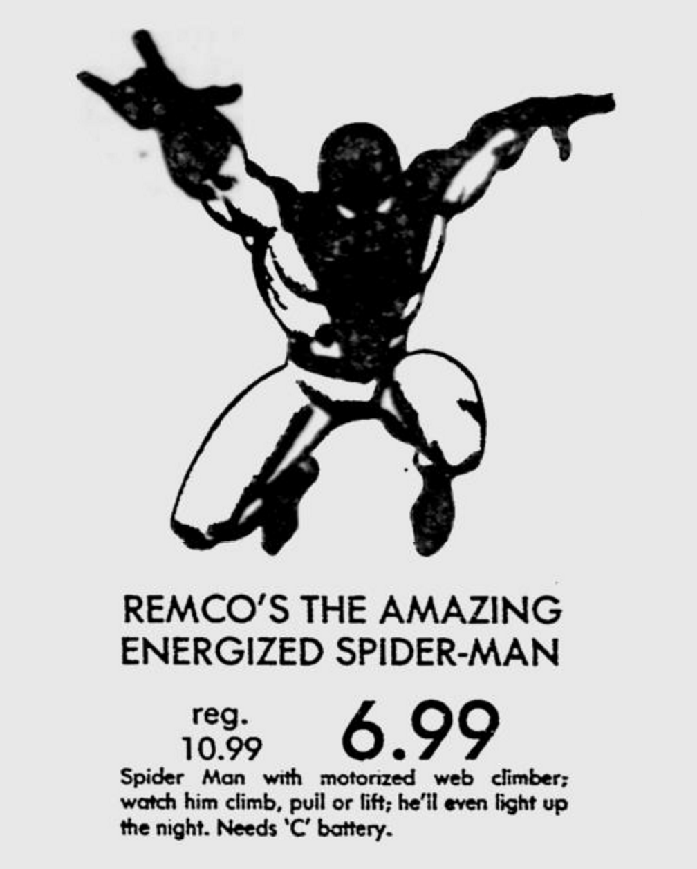 Remco’s Energized Spider-Man in 1978 – BattleGrip