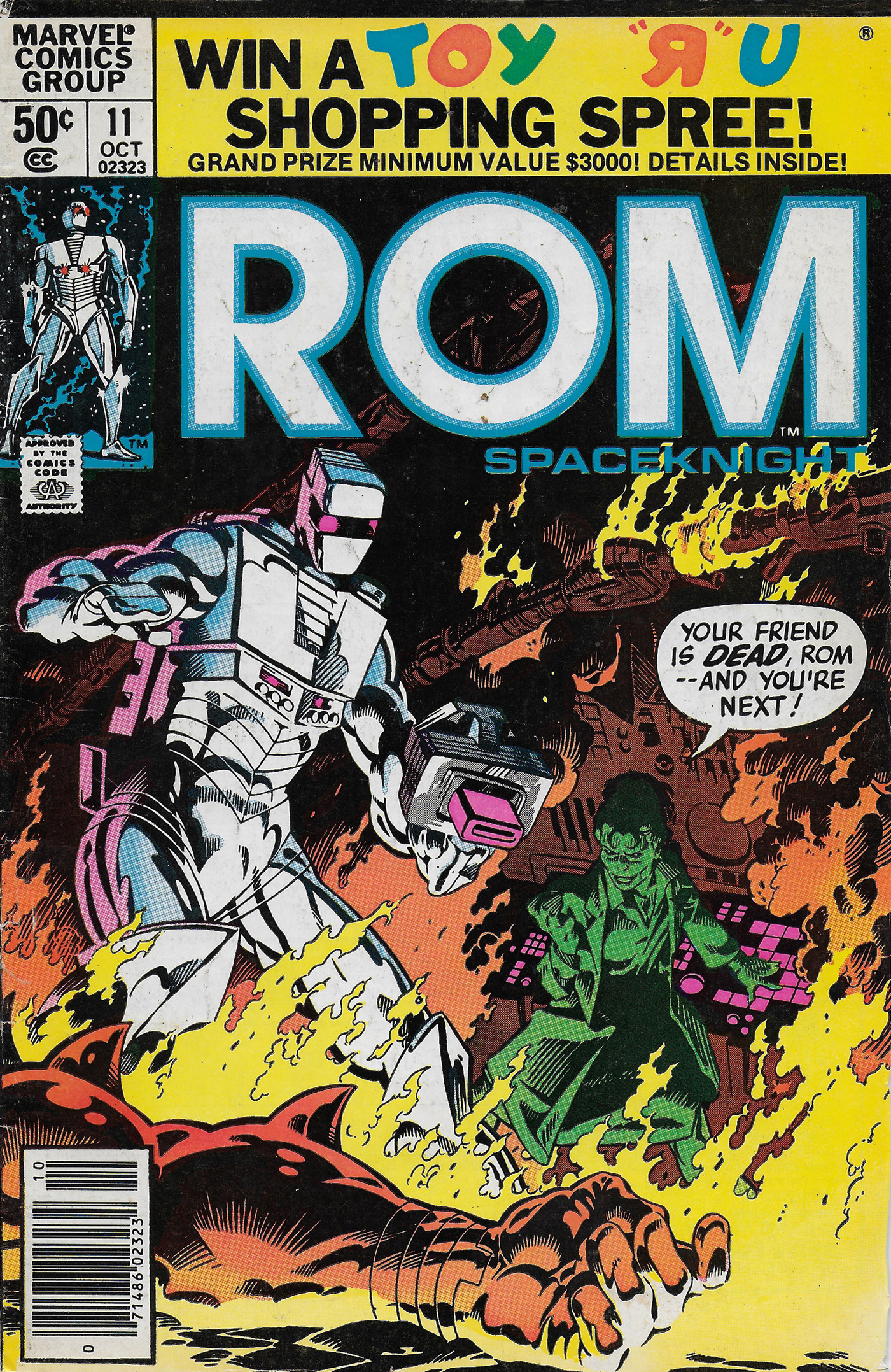 Win a ToysRUs Shopping Spree with Marvel Comics in 1980 – BattleGrip