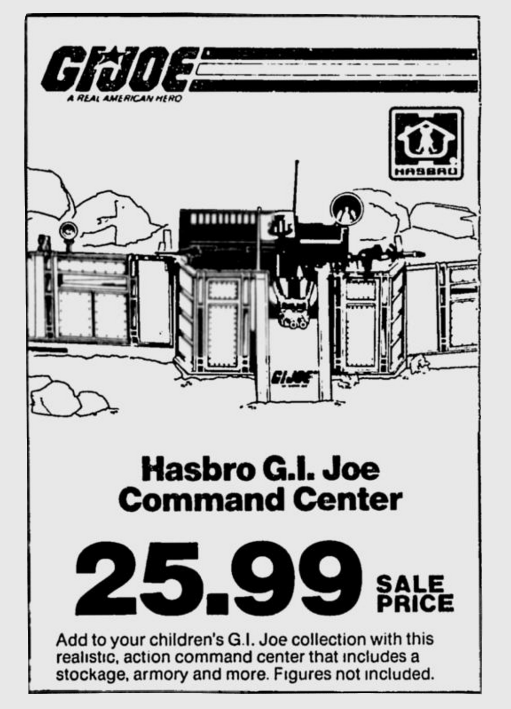 1984 G.I. Joe Command Center Newspaper Ad – BattleGrip