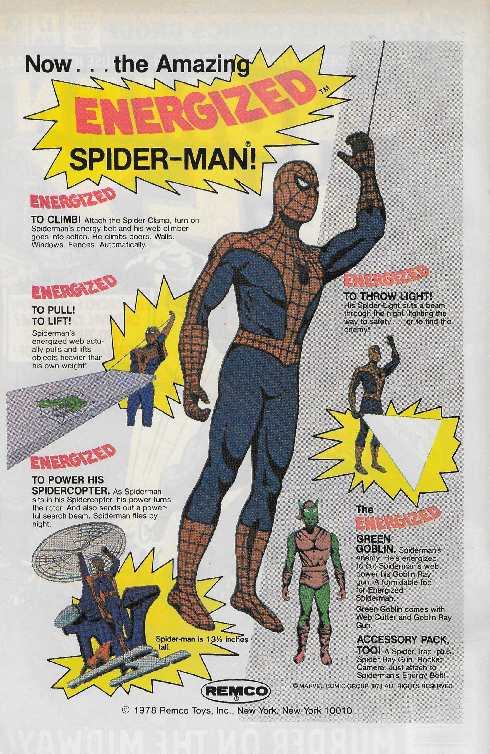 The Amazing Energized Spider-Man from Remco – BattleGrip