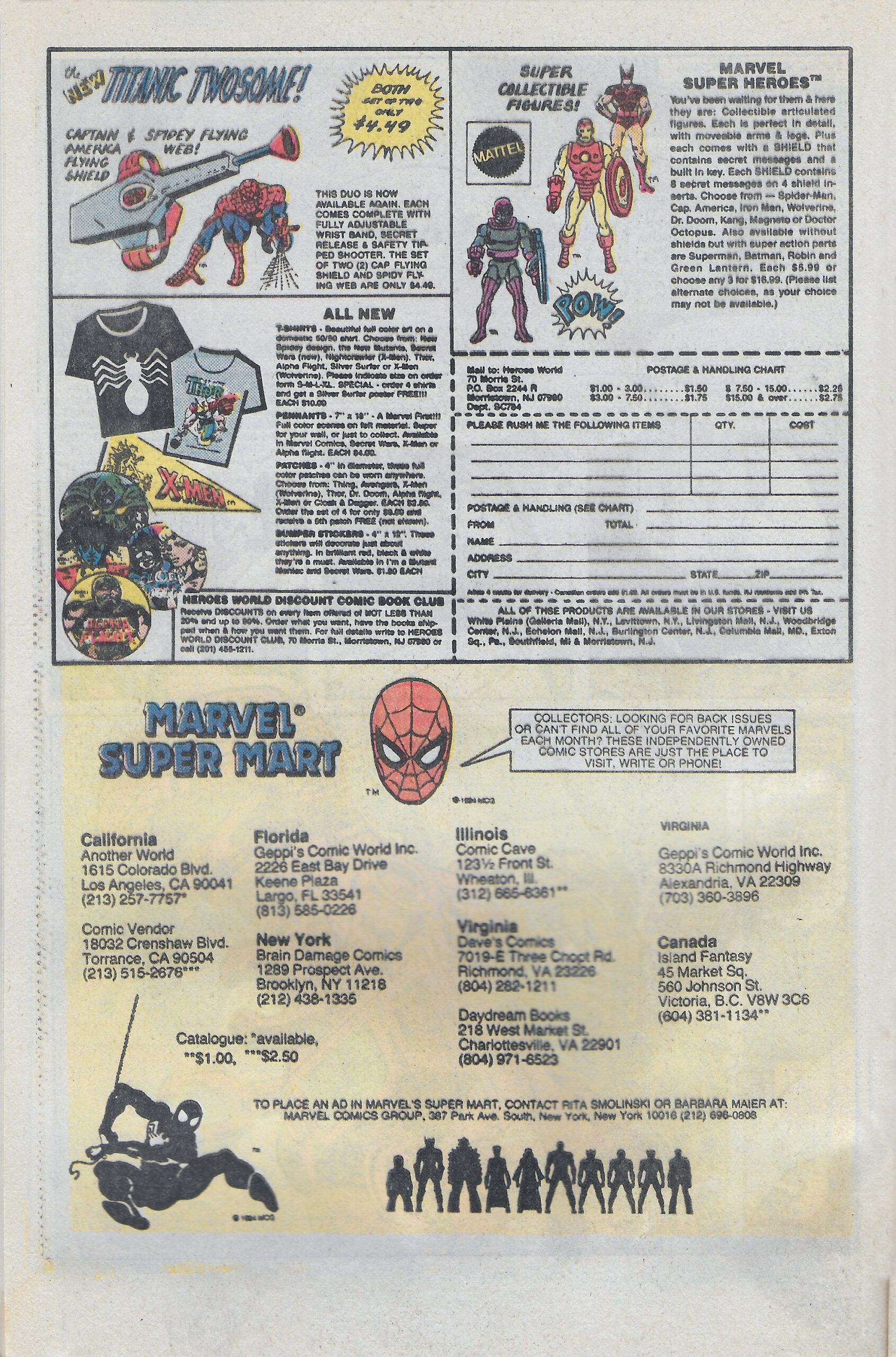 1984 Mattel Secret Wars Action Figures in the “Marvel Super Mart ...