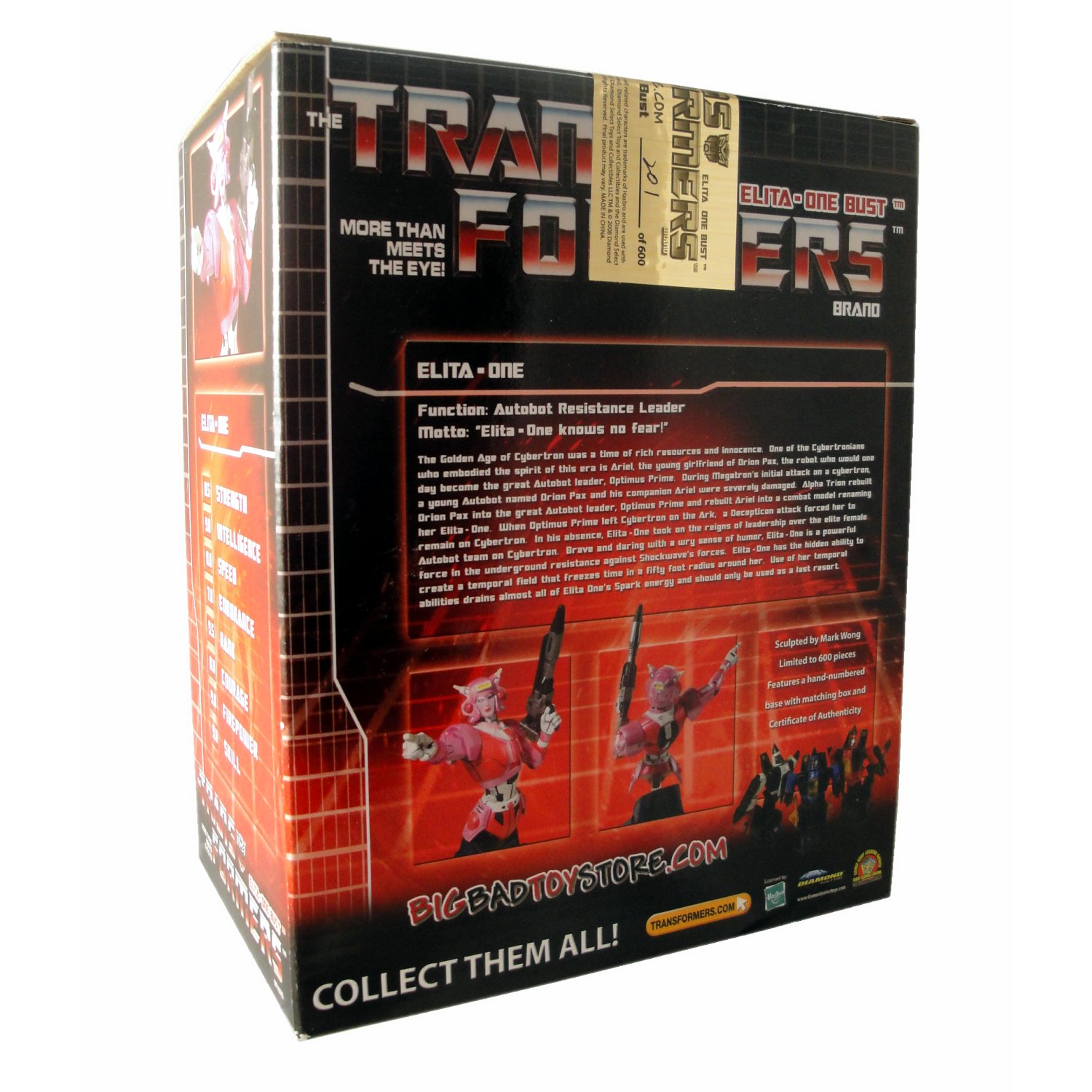 Review – Transformers Elita-One Bust – BattleGrip